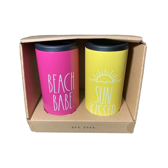 Rae Dunn | Dining | Rae Dunn Sun Kissed Beach Babe Slimcan Cooler ...